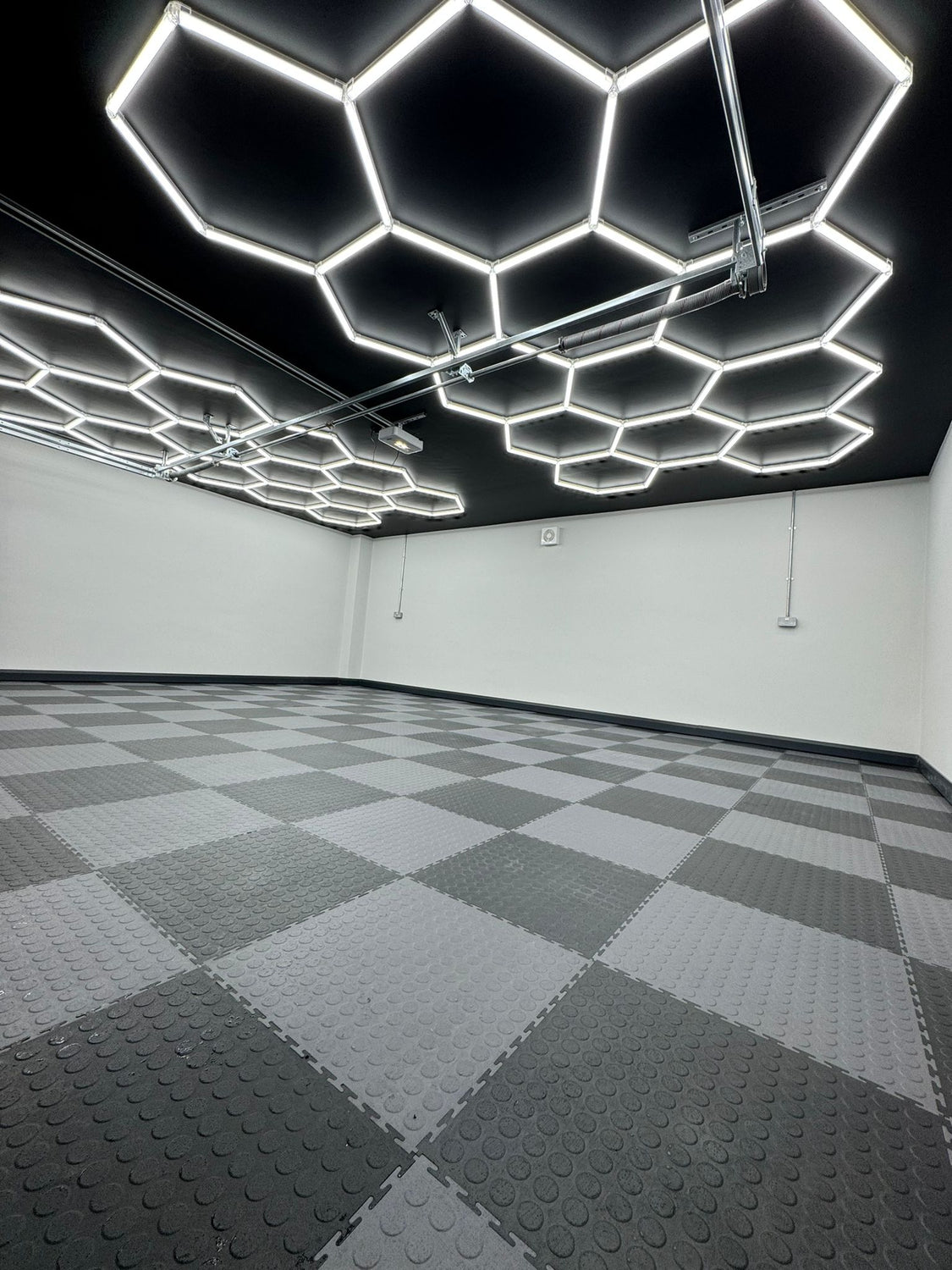 Modular Hexagon Lighting System | Garage lights