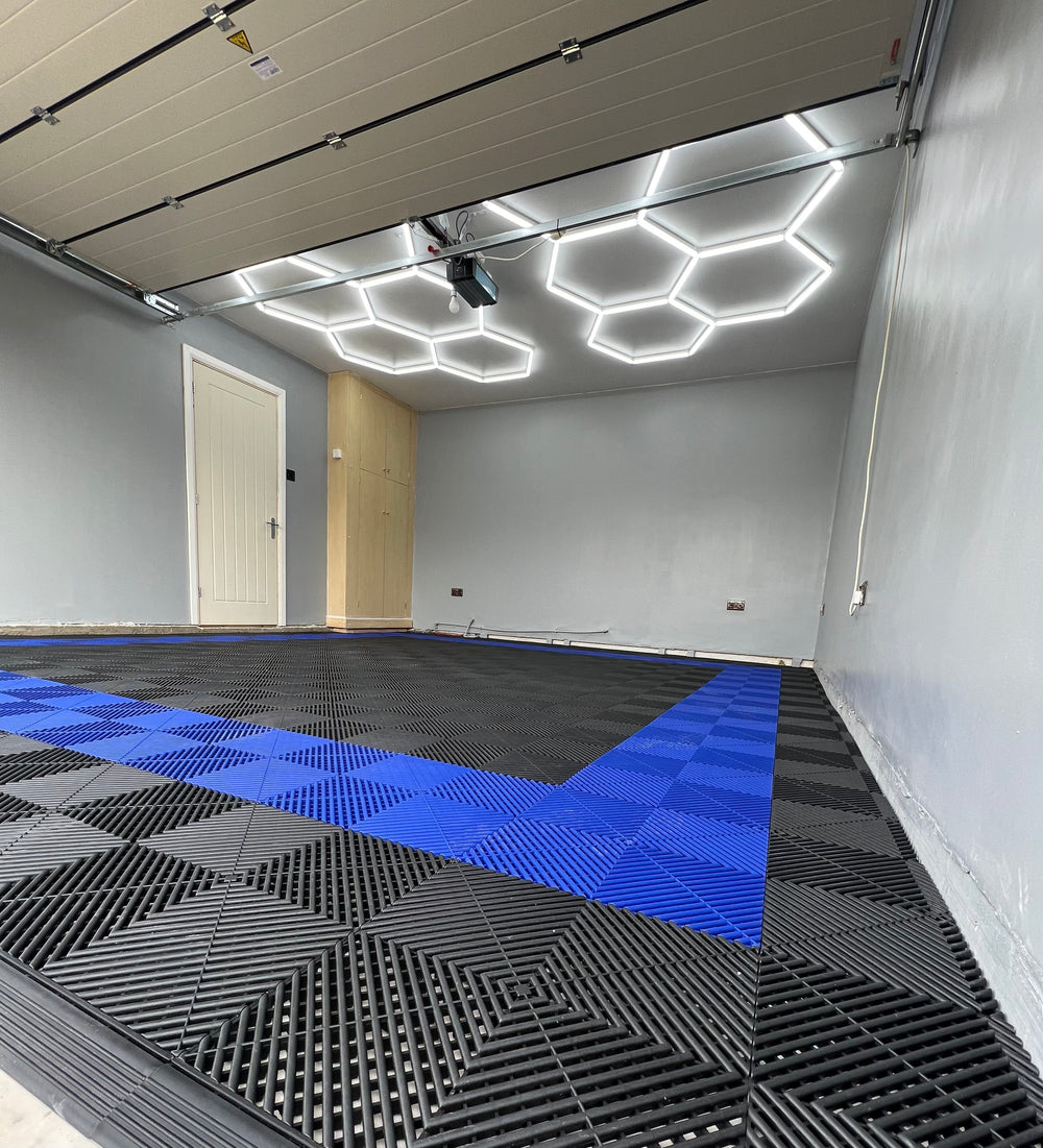 Shop Hexagon Lighting 8 Grid System in UK | Garage Style Ltd