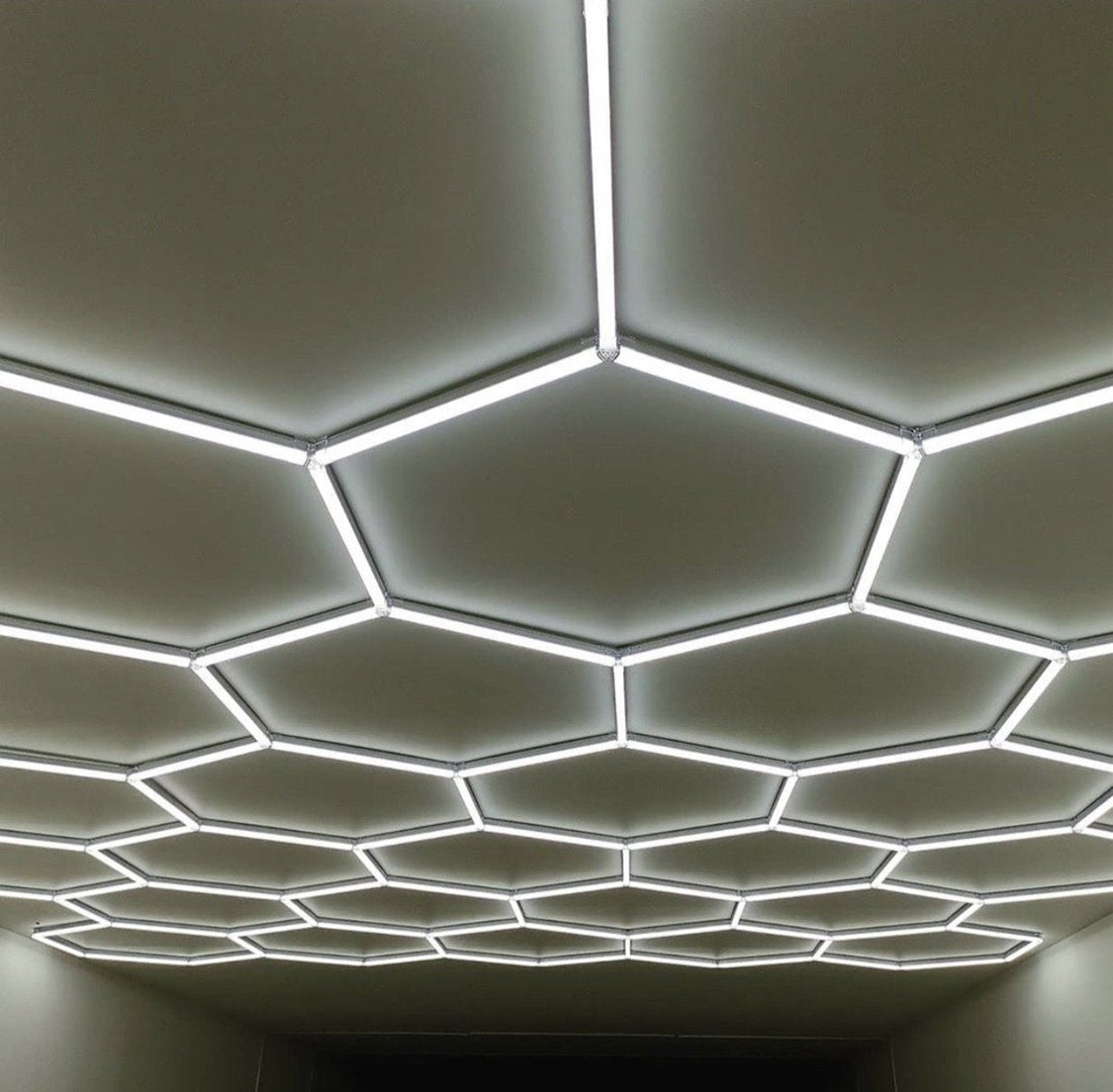 Modular Hexagon Lighting System | Garage lights