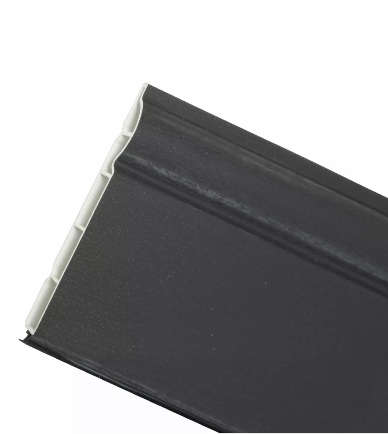 2.5m Length Anthracite Grey PVC Skirting – Garage Style