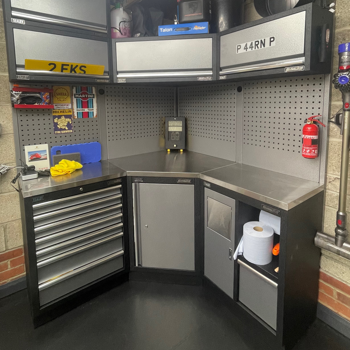 Sealey Corner Solution Cabinet Set APMSSTACK08SS - Superline Pro Range